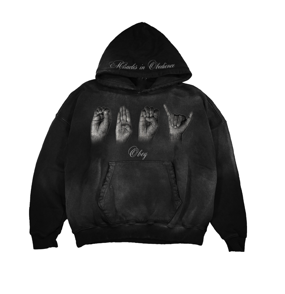 "OBEY" ASL HOODIE